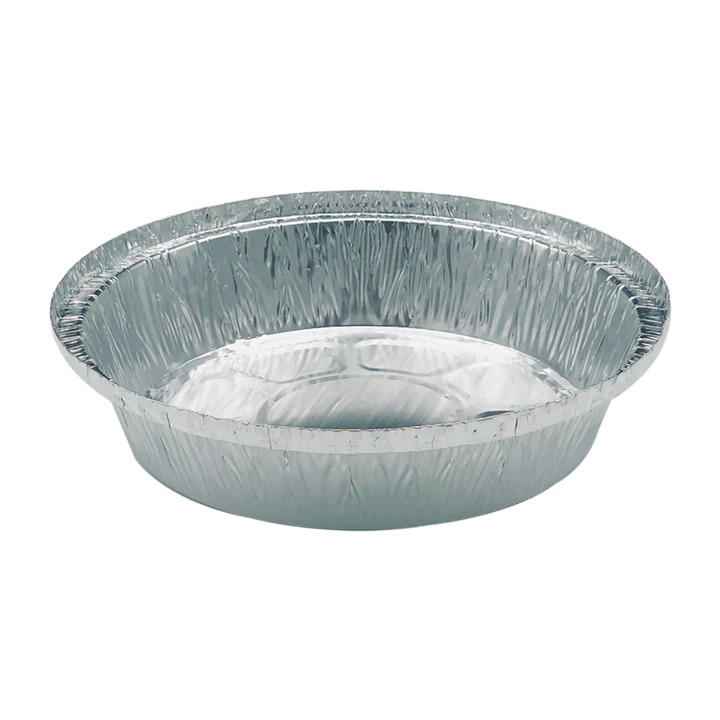 7" Round Aluminum Containers, Heavy Duty - Silver – Encore Food Service