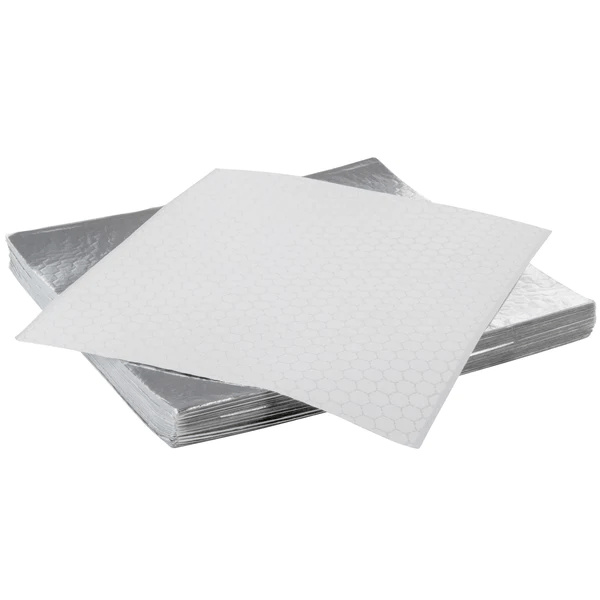 12 x 12" Insulated Foil Wrap Sheets - White/Silver – Encore Canada