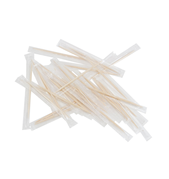 Wrapped Wooden Mint Cello Toothpicks - Natural – Encore Canada